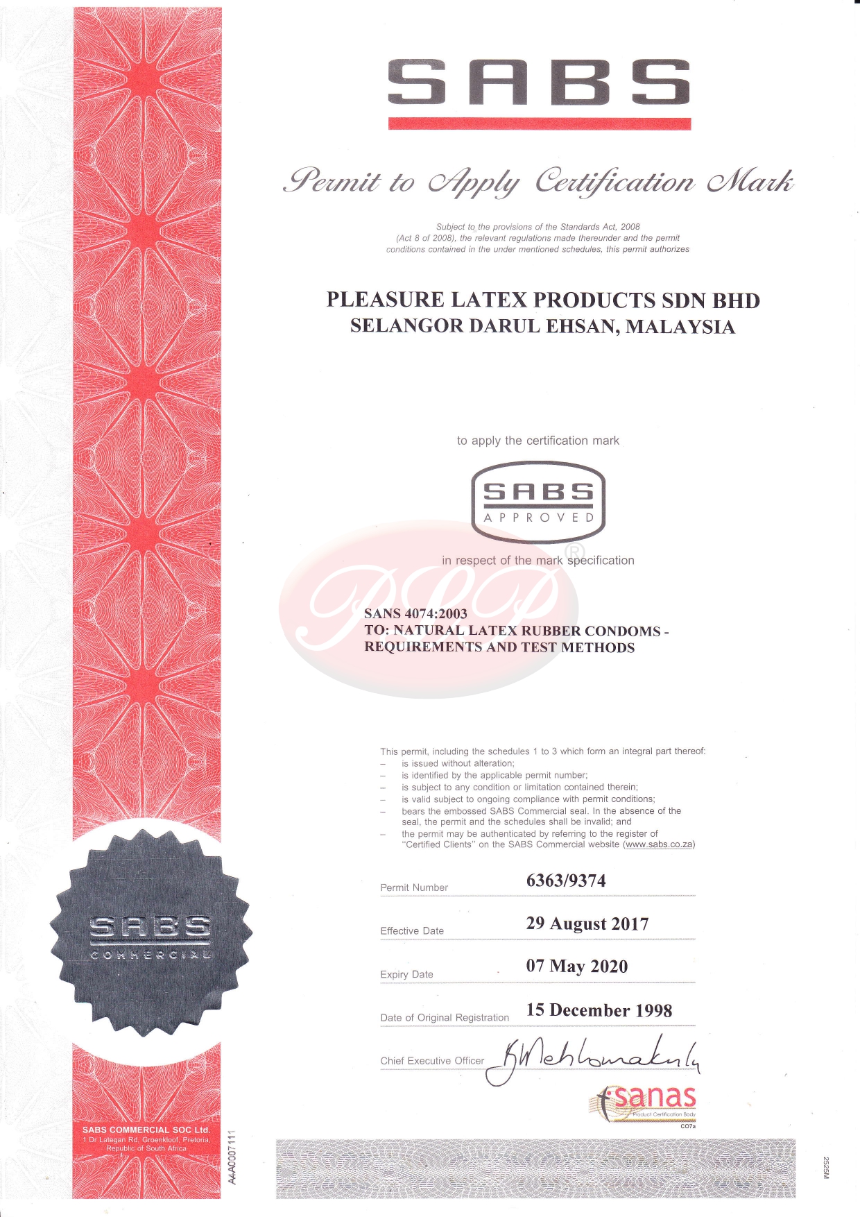 Quality Management System – Pleasure Latex Products Sdn Bhd